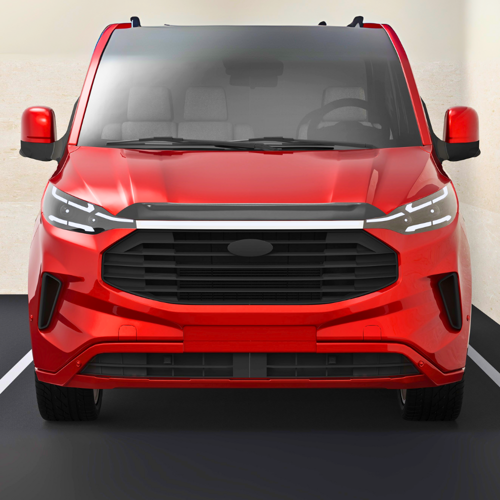 Ford Transit Customer MK2 Bonnet Guard Gloss – Carbon Accents