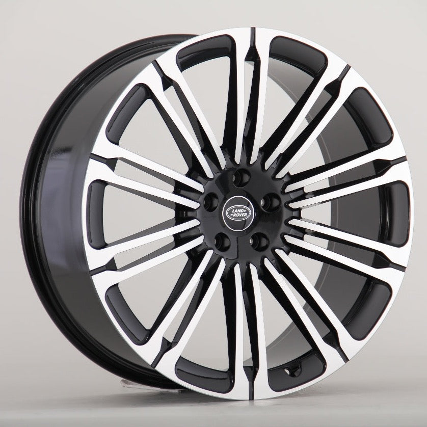 Range Rover Velar Alloy Wheels Diamond Cut 2023 Style – Carbon Accents