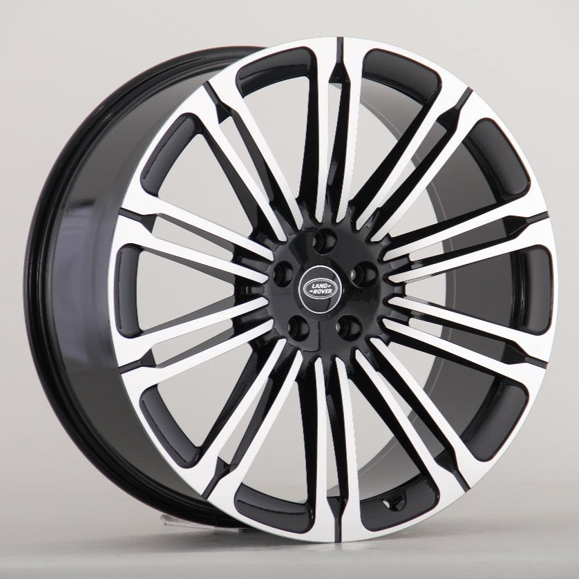 Range Rover Sport Alloy Wheels Diamond Cut 2023 Style – Carbon Accents