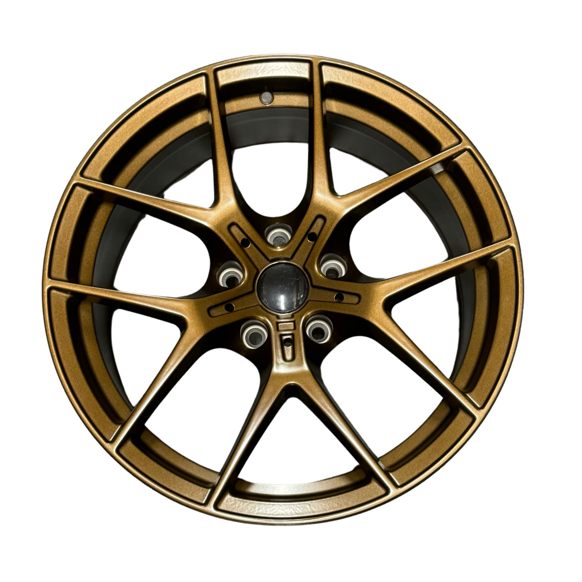 BMW 1 Series Alloy Wheels Satin Bronze M3 CS 554M Style – Carbon Accents