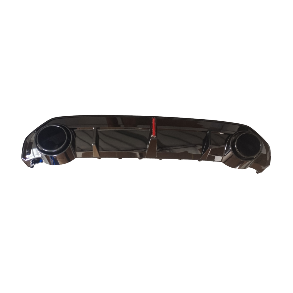Audi A3 8Y 8YS LED Diffuser & Exhaust Tips Gloss Black RS3 Style ...