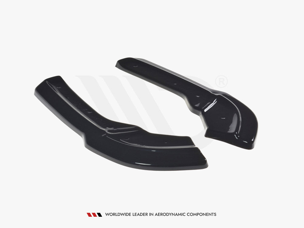 Mercedes A Class W176 Rear Side Splitters Gloss Black Maxton Style ...