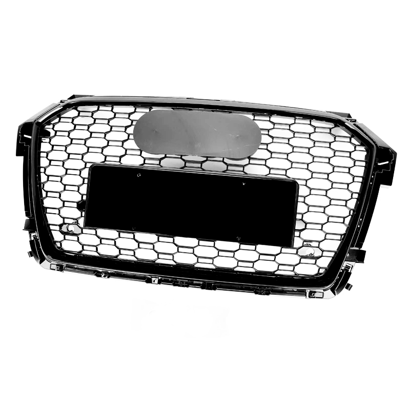 Audi A1 Facelift Grill Gloss Black RS Honeycomb Style – Carbon Accents