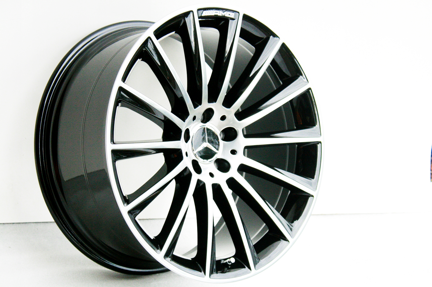Mercedes C Class W205 C205 Alloy Wheels Diamond Cut Turbine Style ...