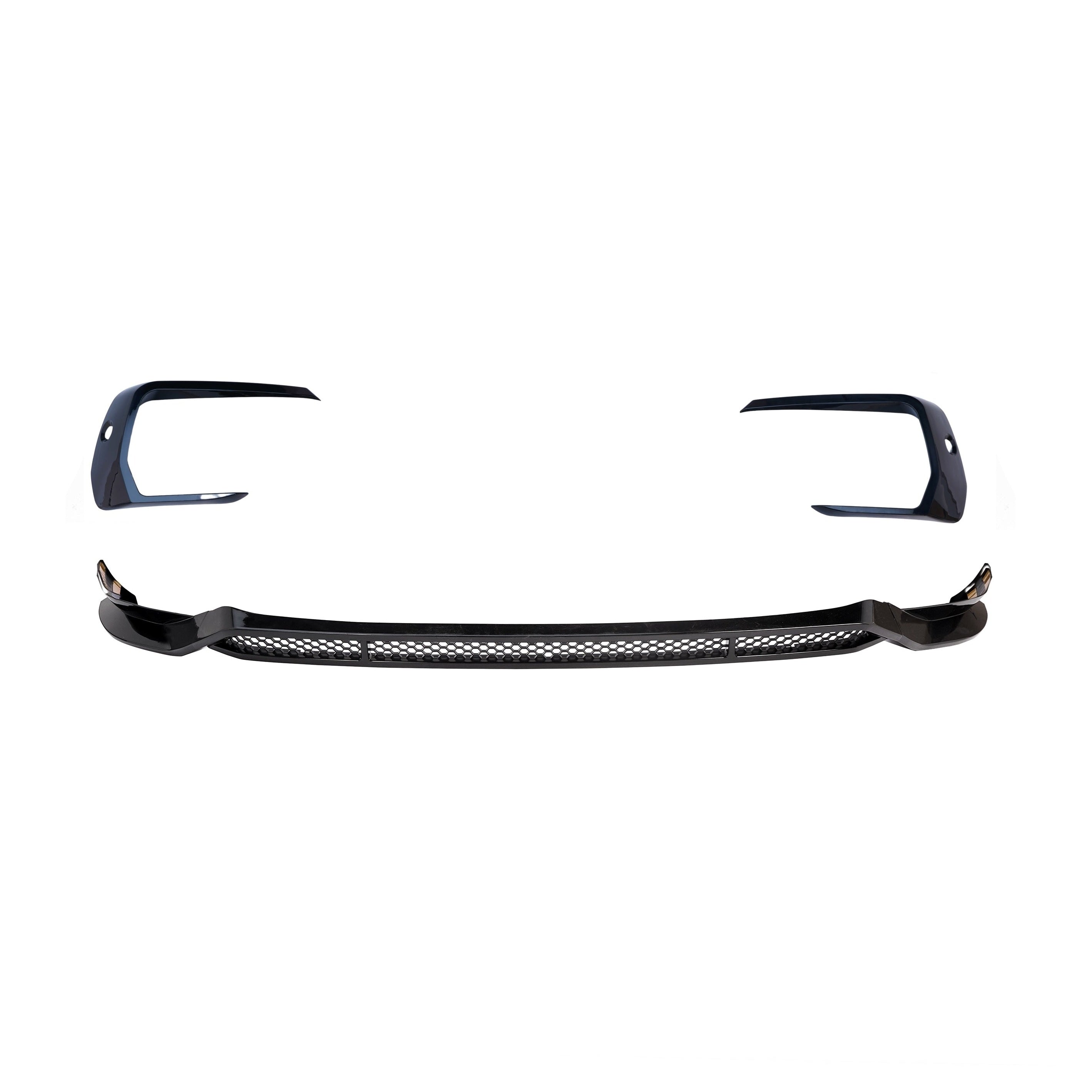 VW Transporter T6.1 Front Splitter Gloss Black V2 ABT Style – Carbon ...