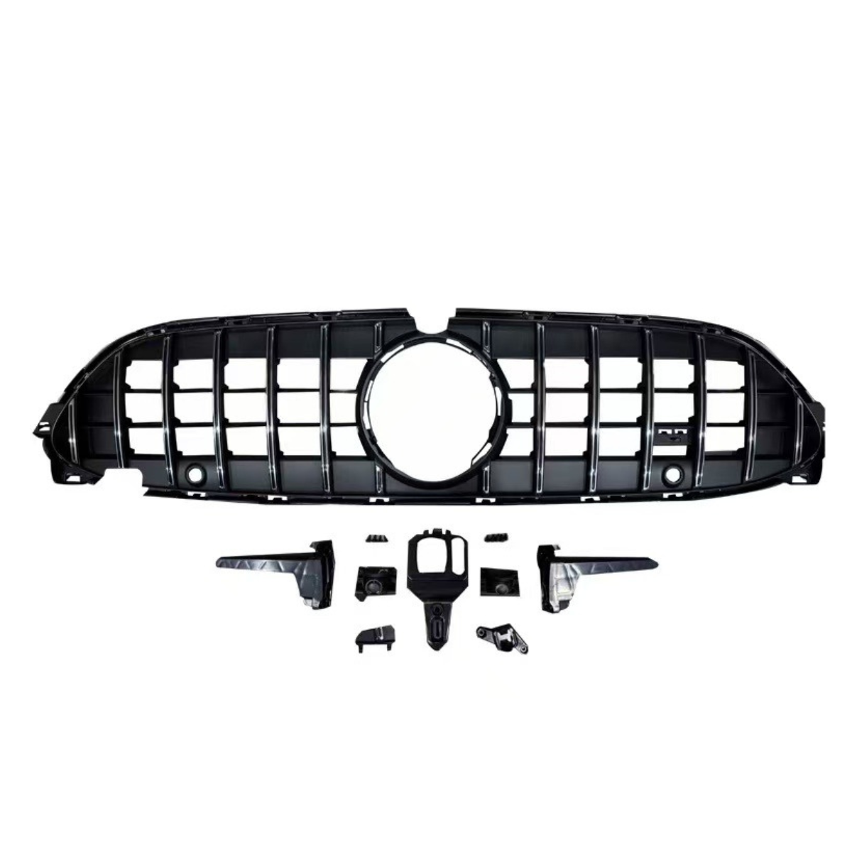 Mercedes CLE W236 Grill Chrome GT Panamericana Style – Carbon Accents