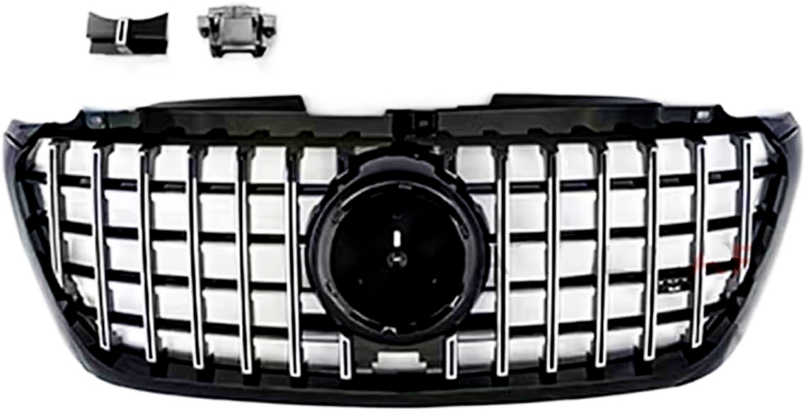 Mercedes Spinter W907 Grill Silver GT Panamericana Style – Carbon Accents