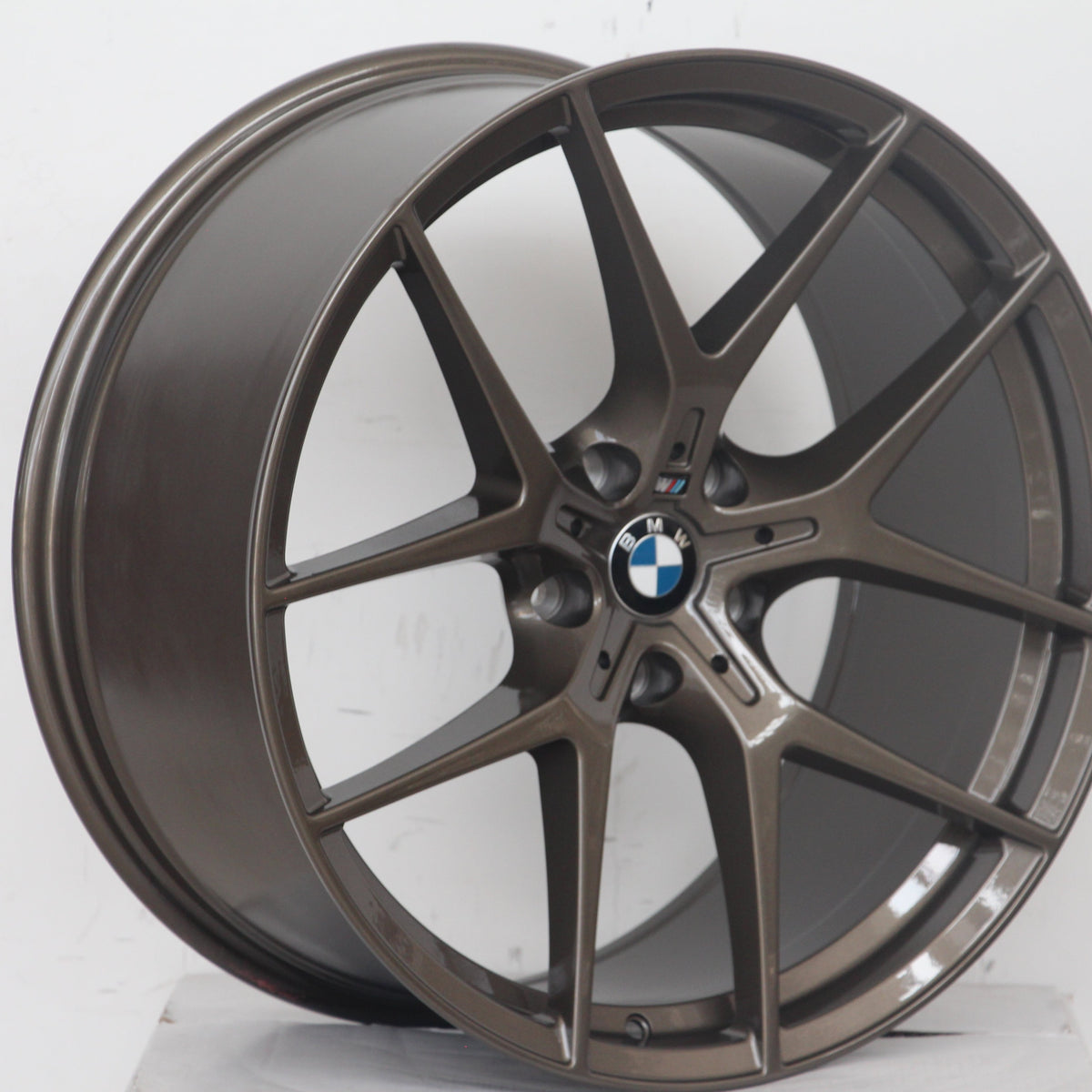 BMW 1 Series Alloy Wheels Satin Bronze M3 CS 763M Style – Carbon Accents